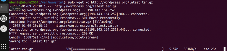 How to install WordPress with Ubuntu 20.04 and a LAMP Stack